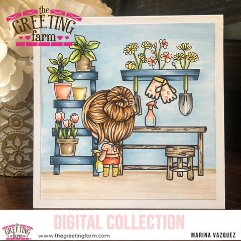 Spring Time with our Gardening and Gardening Digital Stamps – The ...