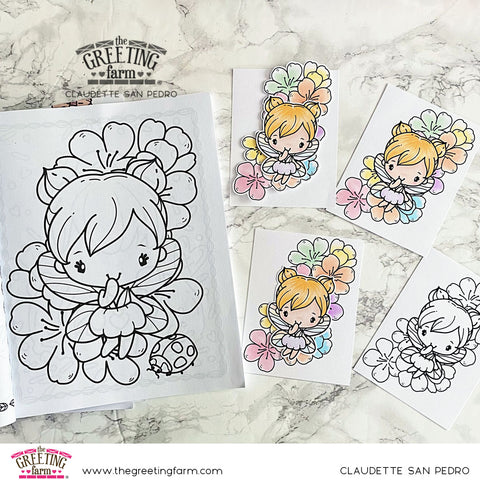 Using our TGF Coloring Book as inspo – The Greeting Farm