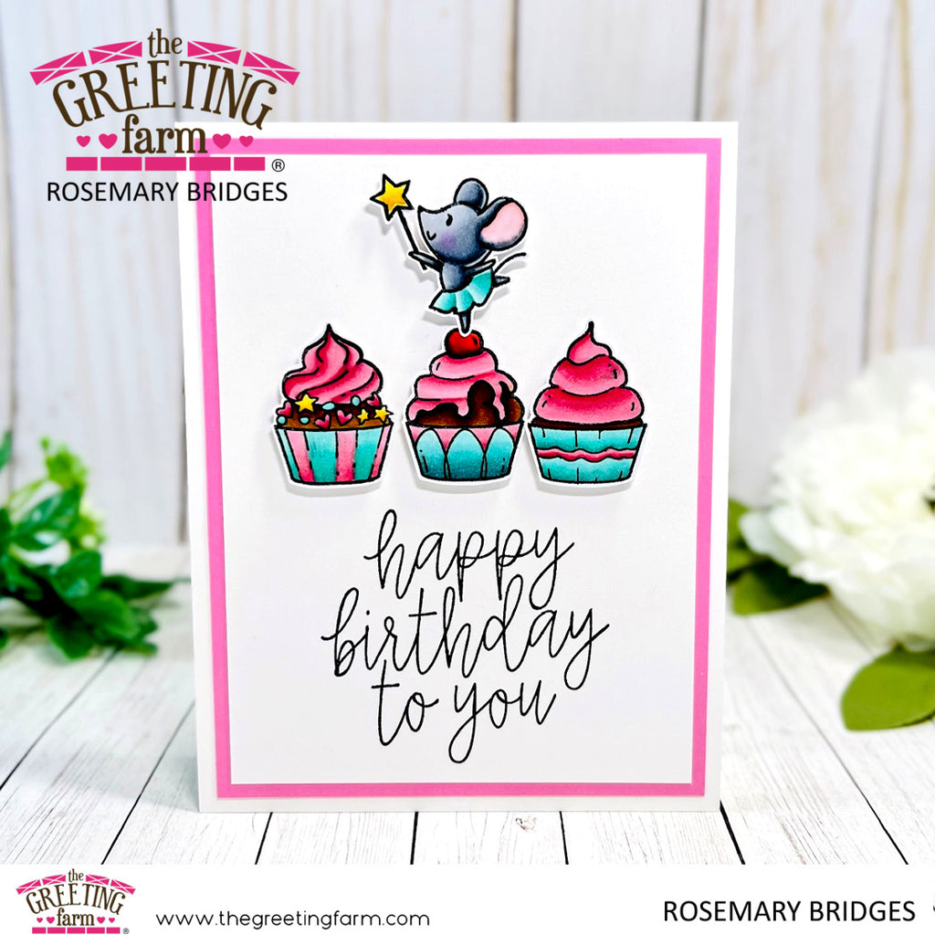 Stamp Feature: Happy Birthday Mouse – The Greeting Farm