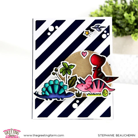 (VIDEO) Quick and easy dino card! – The Greeting Farm