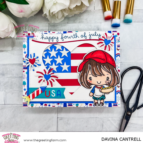 Happy 4th with Davina – The Greeting Farm